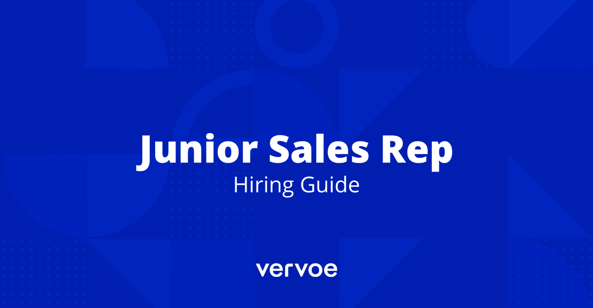 How To Hire A Junior Sales Representative | Recruitment Guide | Vervoe