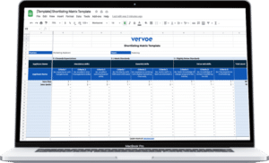 Free Shortlisting Matrix Template | Vervoe
