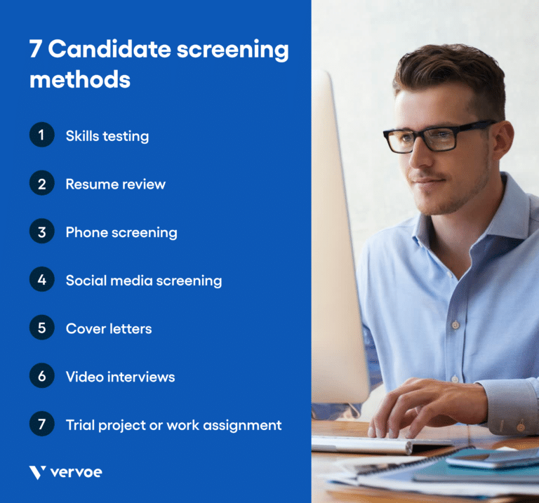 Candidates Screening Process | 7 Methods For Screening Candidates To ...