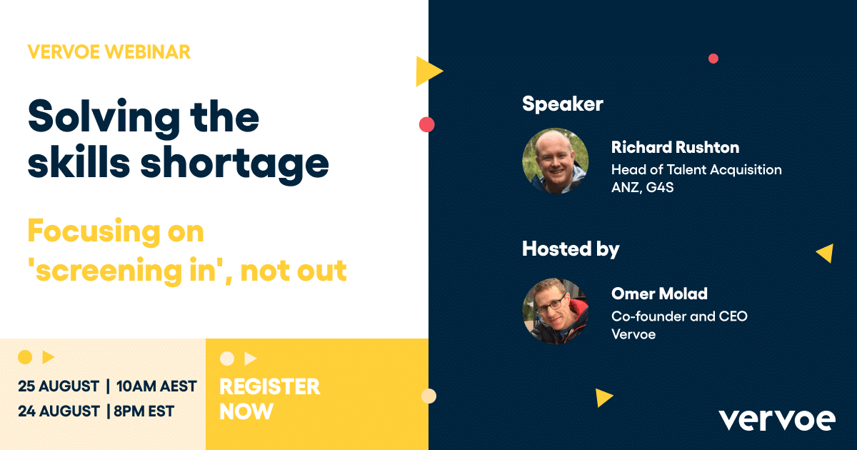 Webinar: Solving The Skills Shortage: Focusing On 'screening In', Not ...