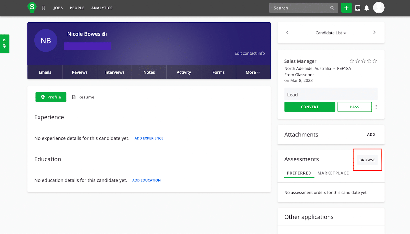 SmartRecruiters Integration | Vervoe